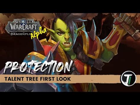 Protection Warrior Talent Tree First Look WoW Dragonflight YouTube