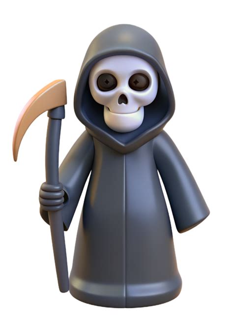 Cute Grim Reaper D Design Png