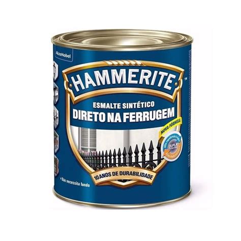 Esmalte Sint Tico Direto Na Ferrugem L Hammerite Branco Submarino