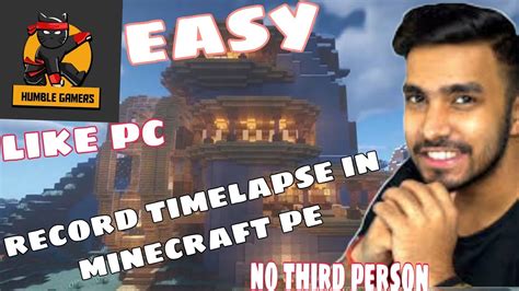 How To Record Timelapse From Minecraft Pocket Edition Easiest Way No