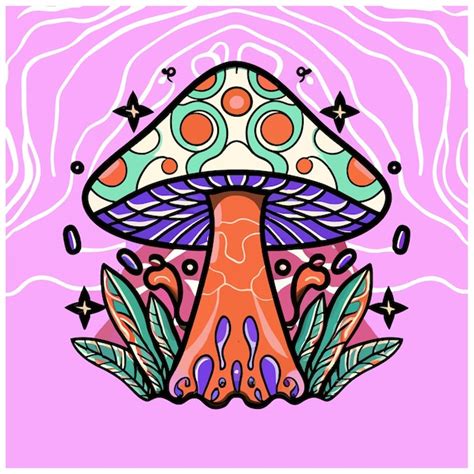 Premium Vector Mushroom Illustration