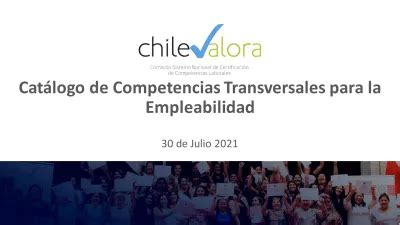 Cat Logo De Competencias Transversales Para La Empleabilidad De