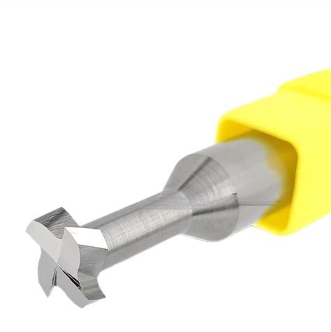Mts Carbide 4 Blades Dovetail Sharp Endmill Cutter Dovetail Groove