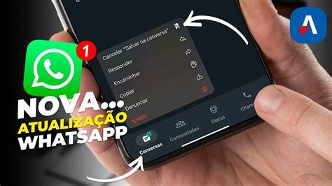 Nova ATUALIZAÇÃO do WhatsApp SAIUCHEGOU a FUNÇÃO que TODOS queriam