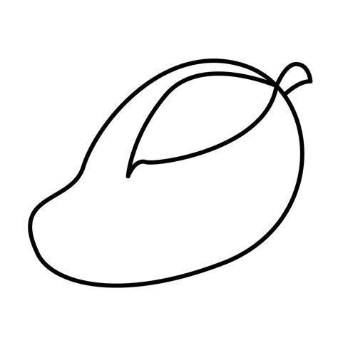 Dibujo De Mango Para Colorear E Imprimir Dibujos Y Colores