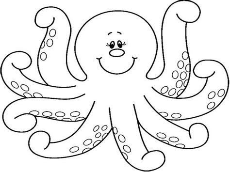 Coloring Octopus Clip Art Clip Art Library