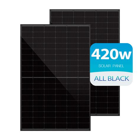 A Grade W Full Black Monocrystalline Solar Panel W For Solar