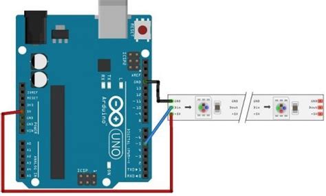 Interfacing Neopixel Led Strip Ws B With Arduino