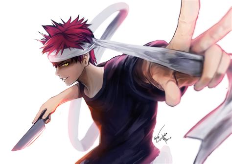 Papel De Parede Ilustra O Anime Desenho Animado Shokugeki No