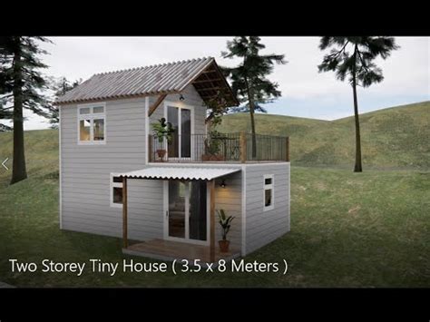 Tiny House Design 3 5x8 Meter Or 4x10 Meter Homestay Design Small