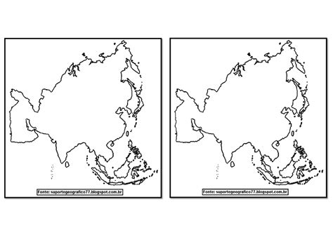 Mapa Da ásia Para Colorir mapa da ásia para colorir Imagens para