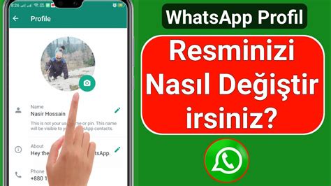 WhatsApp Profil Resminizi Nasıl Değiştirirsiniz 2023 WhatsApp