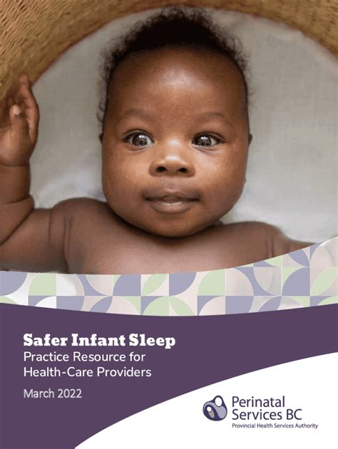 Fillable Online Perinatal Services BC S Safer Infant Sleep Tips For