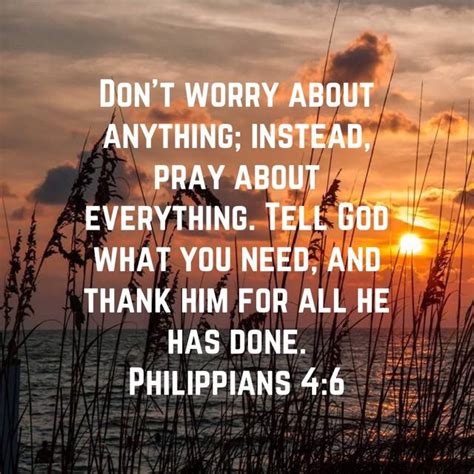 Philippians Dont Worry About Anything Instead Pray About