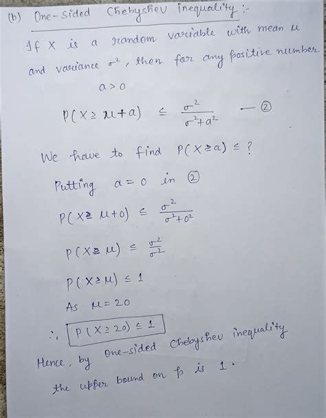 [solved] let x be a poisson random variable with mean 20 a use the markov course hero