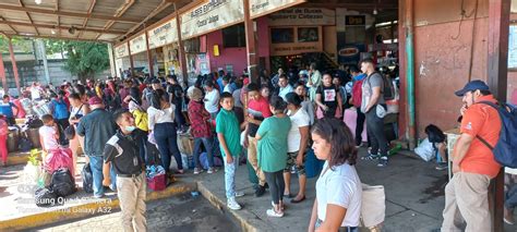 Aumenta Flujo De Pasajeros En La Terminal De Buses Del Mercado Mayoreo