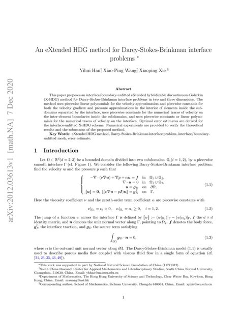 an extended hdg method for darcy stokes brinkman interface problems
