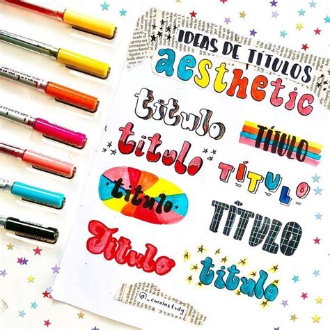 Títulos Aesthetic Libreta De Apuntes Titulos Bonitos 845