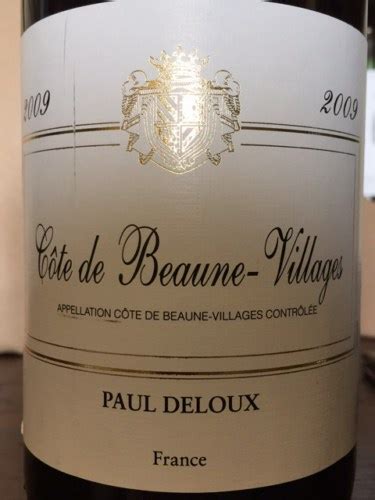 Paul Deloux Côte de Beaune Villages Vivino Canada