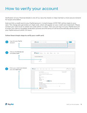 Fillable Online How To Verify Your Account Fax Email Print PdfFiller