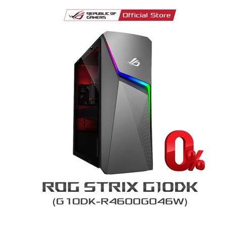 ASUS ROG Strix G10DK Desktop AMD Ryzen 5 4600G 16 GB Memory NVIDIA