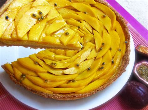 Tarte Mangue Passion Recette De Tarte Mangue Passion Marmiton