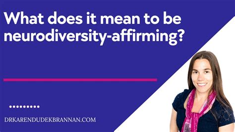 What Does It Mean To Be Neurodiversity Affirming Youtube