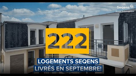 222 logements Seqens livrés en septembre 2021 YouTube
