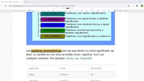 Para seguir aprendiendo sesión 13 de junio clasificación de palabras