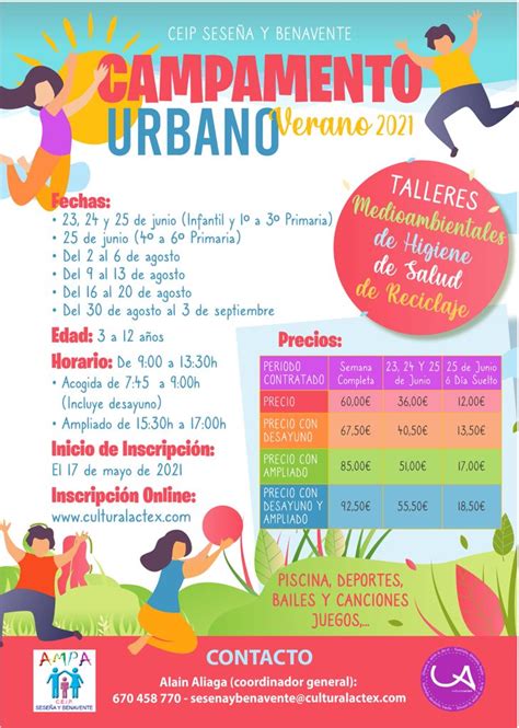 Campamento Urbano Verano 2021 AMPA CEIP Vicente Ferrer