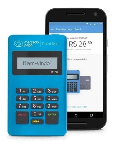 M Quina De Cart O D Bito E Cr Dito Point Mini Mercado Pago Mercado