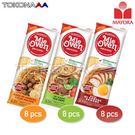 Jual Mie Oven Mayora 1 Karton 24pcs Mix Mi Goreng Bawang Mi Goreng