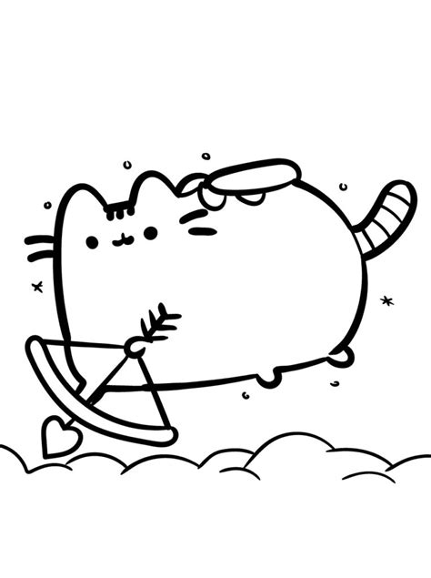 Große Pusheen Ausmalbilder Kostenlos zum Ausdrucken