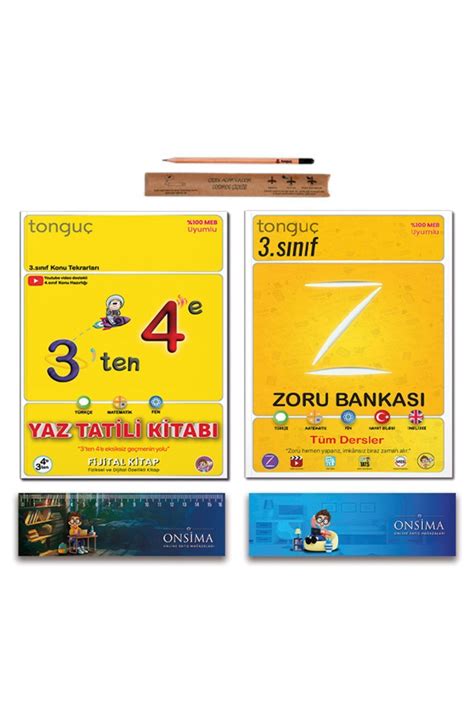 Tonguç Yayınları 4 Sınıf 3 ten 4 e Hazırlık Yaz Tatili Kitabı 3