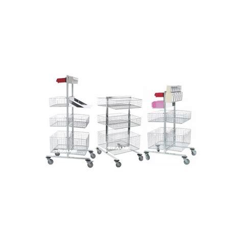 Chariot de stérilisation modulaire 2 faces en inox