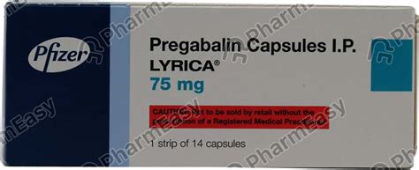 Lyrica 75 MG Capsule 14 Uses Side Effects Price Dosage PharmEasy