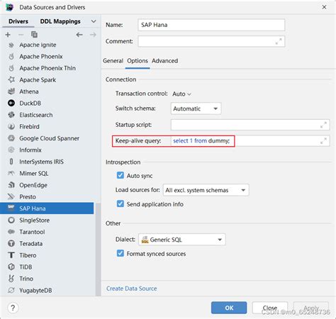 datagrip连接sap hana datagrip hana csdn博客