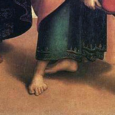 Los Desposorios De La Virgen Rafael Sanziov Detalle De Los Seis Dedos