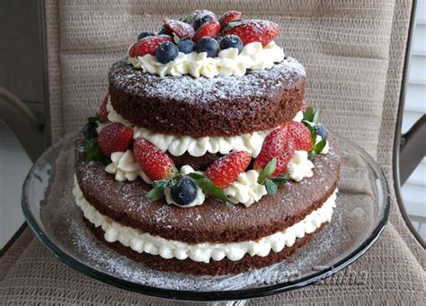 Naked Cake De Chocolate NacoZinha Brasil