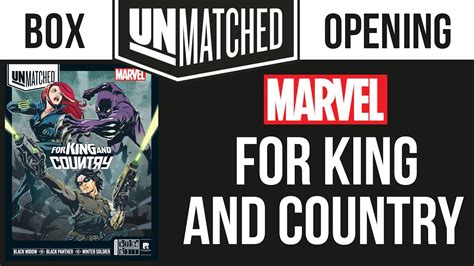 Unmatched Marvel For King And Country Box Opening YouTube