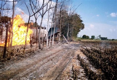 Descarrila Tren En Veracruz Explotan Tres Vagones Grupo Milenio