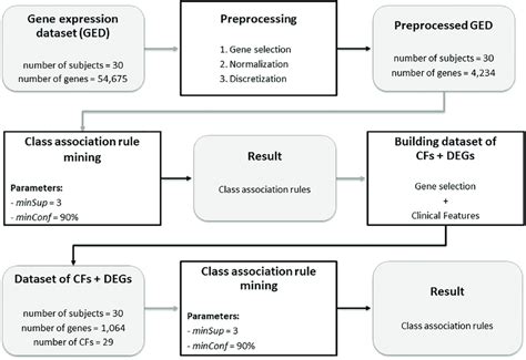 flowchart that summarizes the process of class association rule mining download scientific