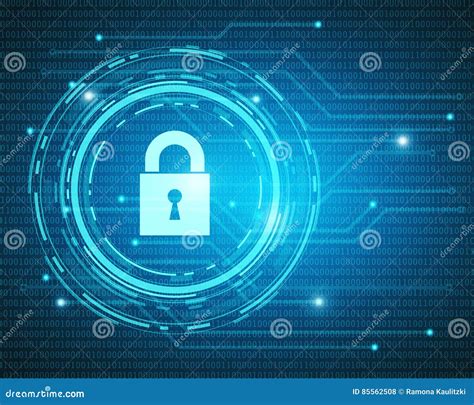 Concepto Cibern Tico De La Seguridad Stock De Ilustraci N Ilustraci N