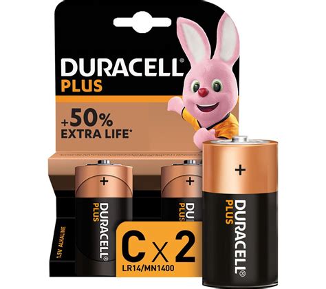 DURACELL LR14 MN1400 C Plus Batteries Deals PC World
