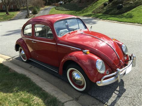 Volkswagen Beetle Ruby Red Fully Restored For Sale Volkswagen