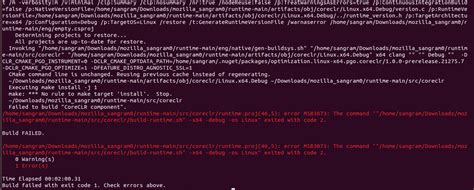 Failed To Build CoreCLR Component Issue 53594 Dotnet Runtime