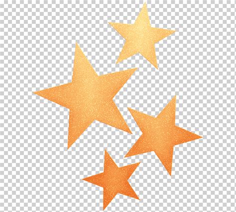 Descarga Gratis Cuatro Estrellas Marrones Estrella Acuarela Oro