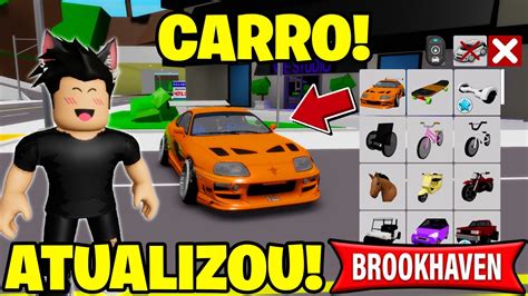 SAIU COMO TER O NOVO CARRO GRÁTIS DA ATUALIZAÇÃO NO BROOKHAVEN RP