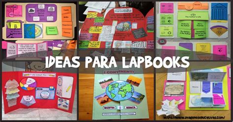 Idas Para Hacer Un Lapbook Interactivo Imagenes Educativas