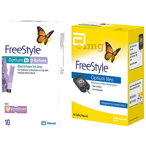 FreeStyle Optium Neo Blood Glucose And Ketone Monitoring System With 10